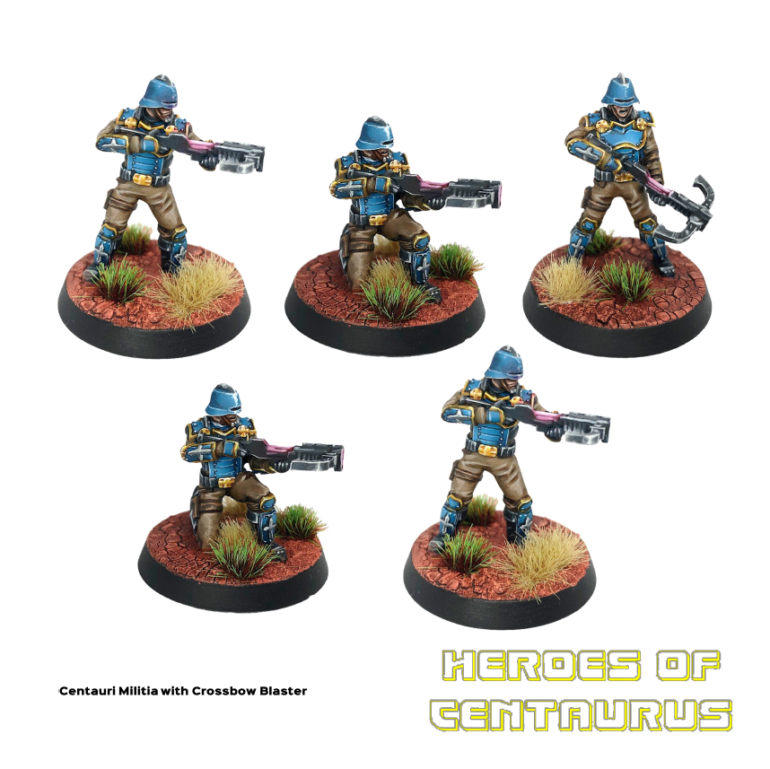 Centauri Militia Light Crossbow Blasters - Traders Galaxy