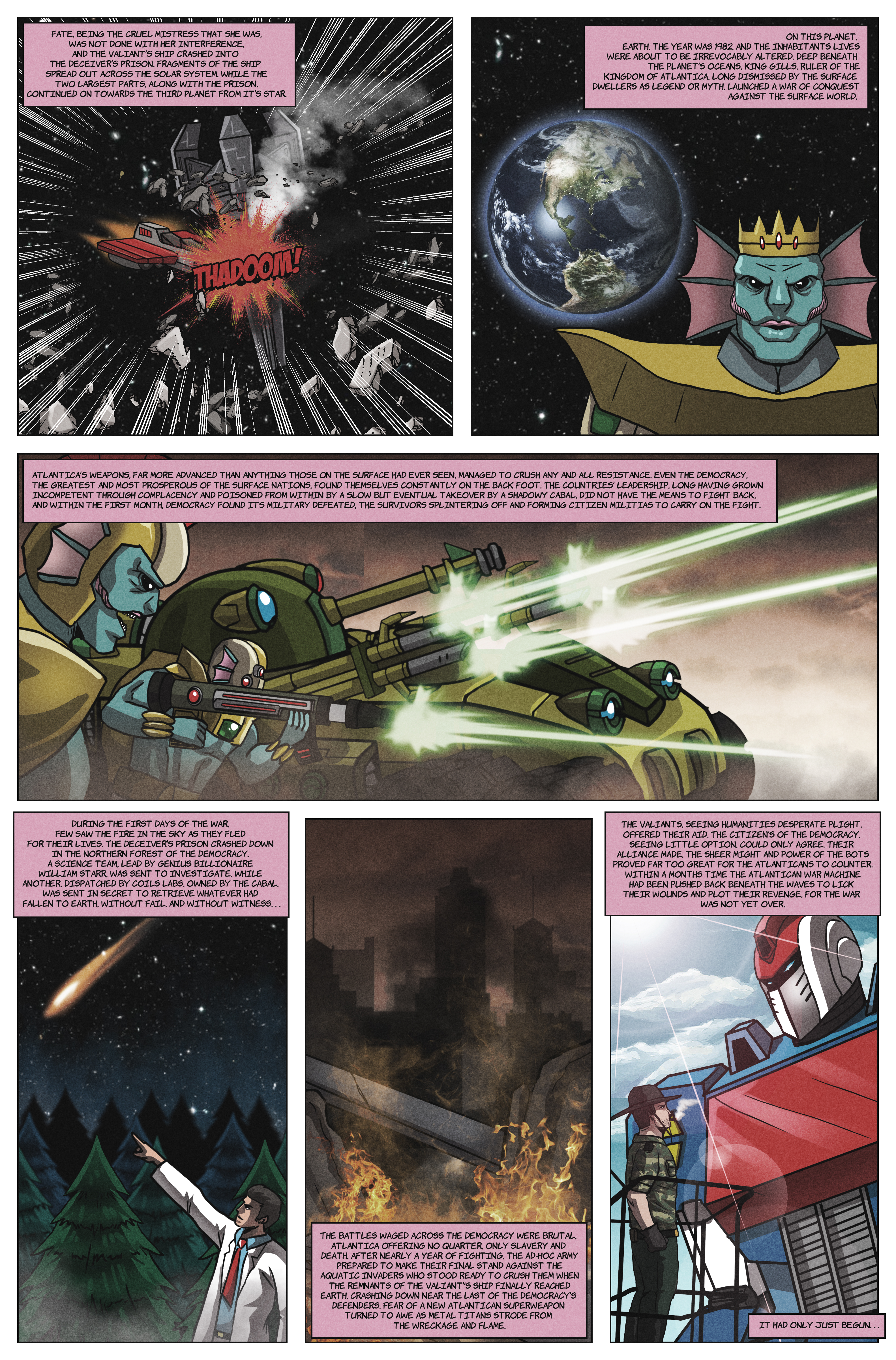 Bot War Monthly Comic | Traders Galaxy