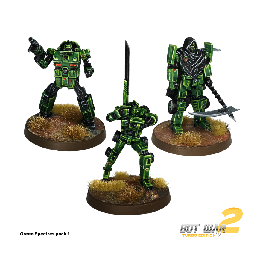 Green Spectres - Shortstride, Shadow, Haunter - Traders Galaxy