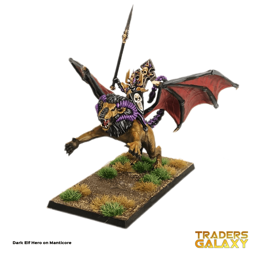 Dark Elf Hero on Manticore - Traders Galaxy