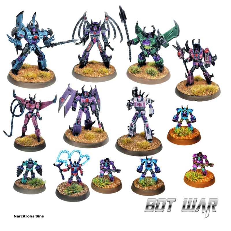 Narcitrons Sins - Legacy Faction for Bot War 3 - Digital Stat Cards ...